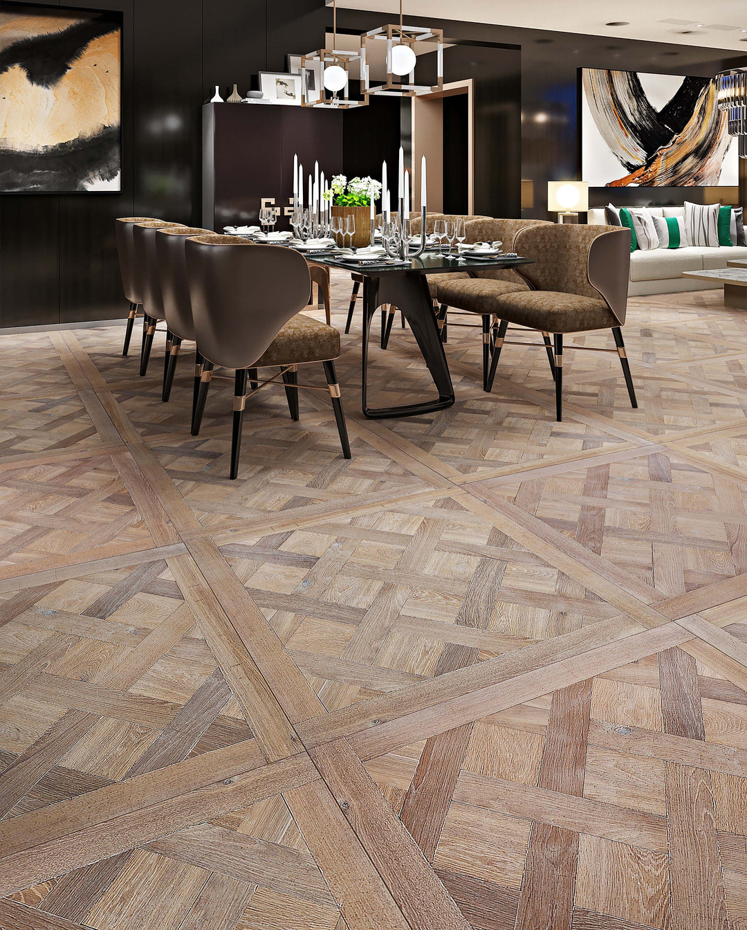 Port Credit Estate by Khayeri Curated Flooring - The Geometric Pattern ...